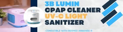 3B Lumin CPAP Cleaner - UV-C Light Cleaner | CPAP Sanitization