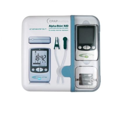 Alpha-Stim AID CES Therapy Device – Cranial Electrotherapy Stimulator